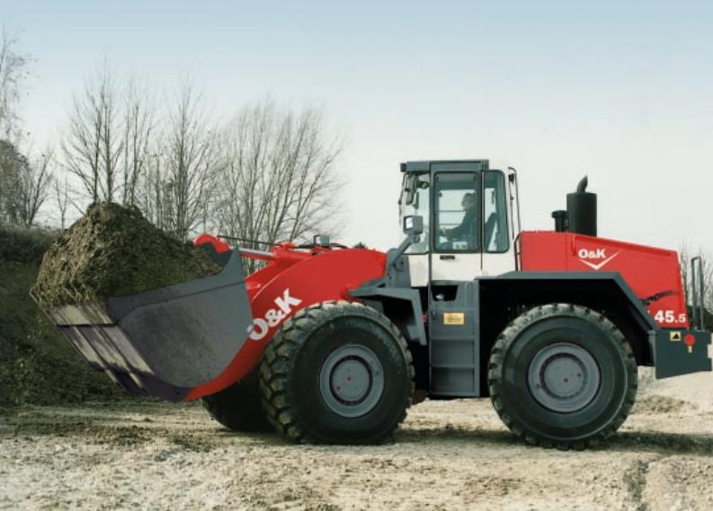 O&K L 45.5 Wheel Loader Specs & Dimensions (2000 - 2005) | LECTURA Specs