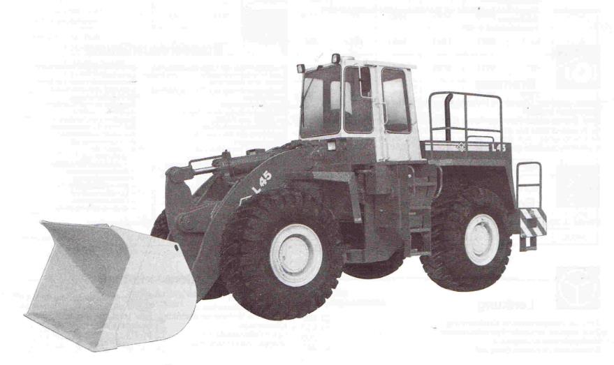 O&K L 45 B Wheel Loader Specs & Dimensions (1992 - 1994) | LECTURA Specs