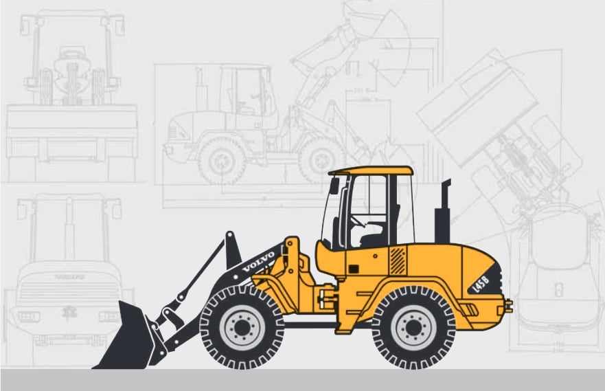 Volvo L45B Wheel Loader Specs & Dimensions (2005 - 2009) | LECTURA Specs