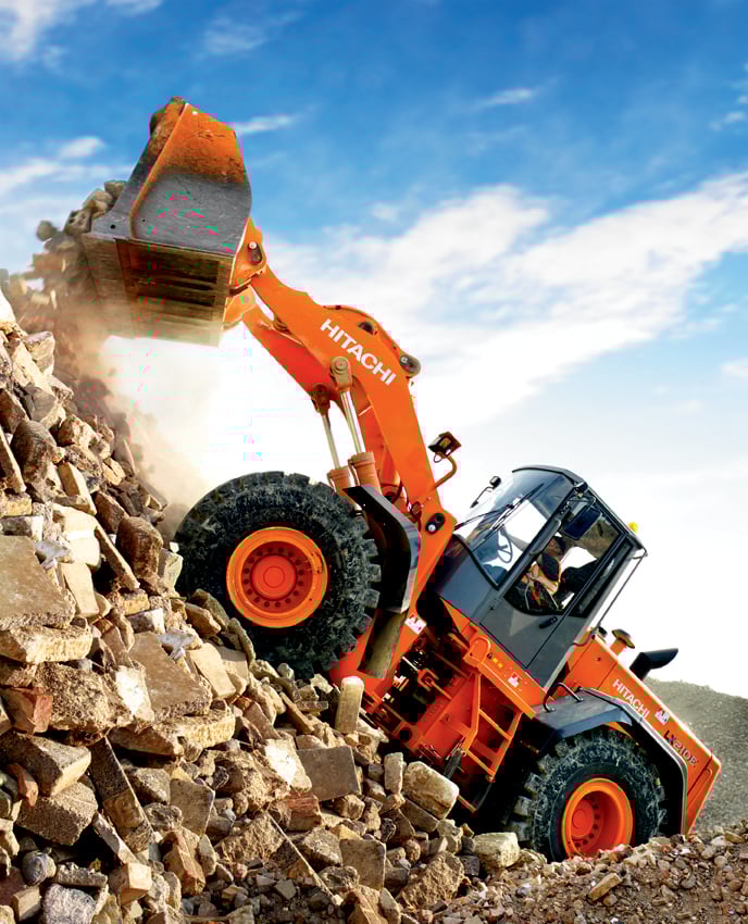 Hitachi LX 210 E Wheel Loader Specs & Dimensions (2003 - 2007 ...