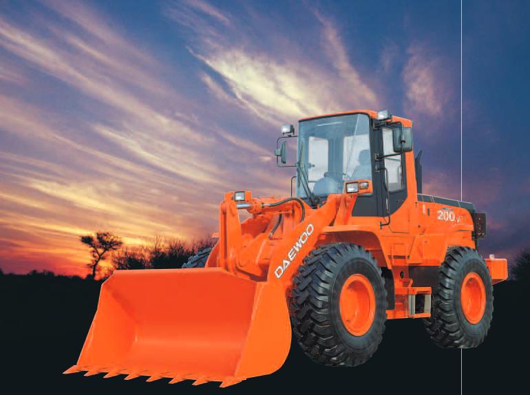 Doosan Mega 200-III TC Wheel Loader Specs & Dimensions (2000 - 2001) | LECTURA Specs