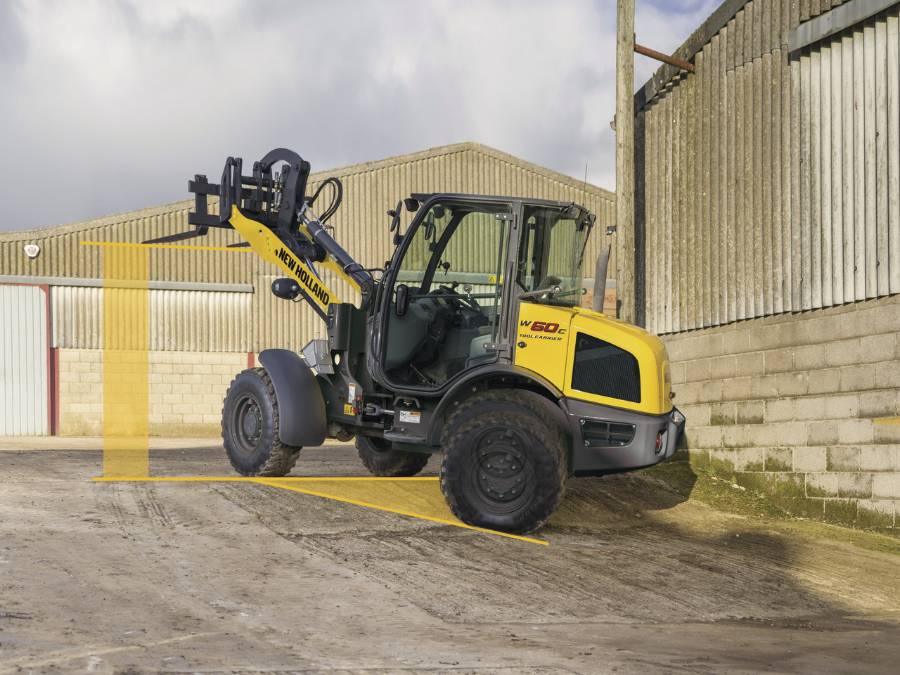 New Holland W60C Z-bar Wheel Loader Specs & Dimensions (2015 - 2021 ...