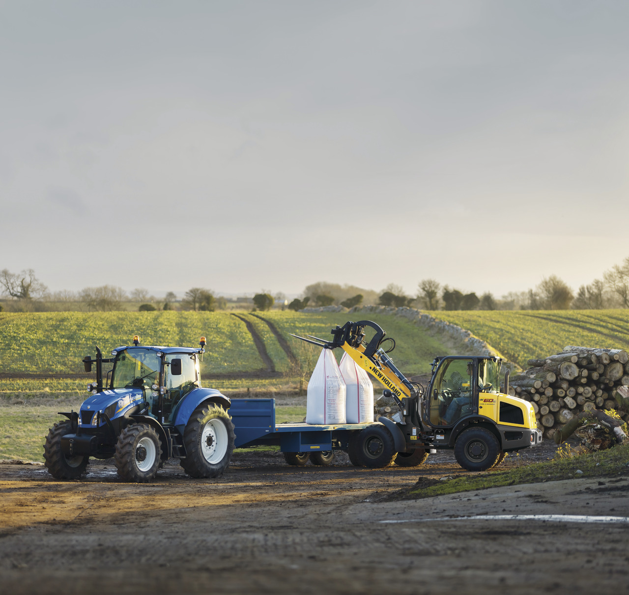 New Holland W60C Z-bar Wheel Loader Specs & Dimensions (2015 - 2021 ...