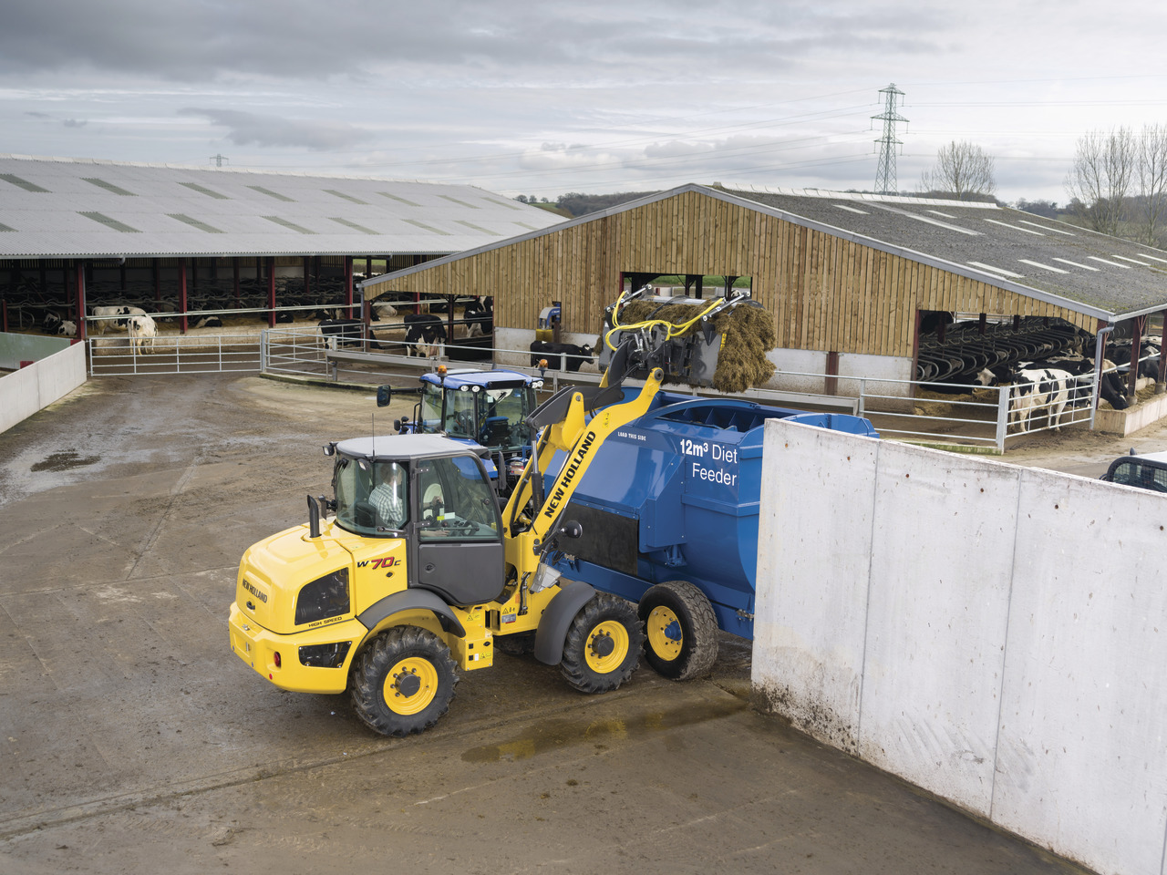 New Holland W70C Z-bar Wheel Loader Specs & Dimensions (2015 - 2021 ...