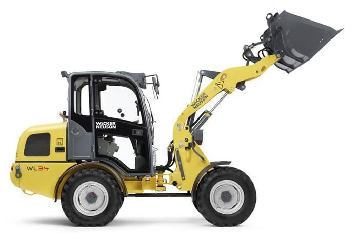Wacker Neuson WL34 Wheel Loader Specs & Dimensions (2014 - 2022 ...