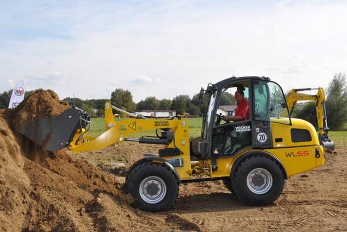 Wacker Neuson WL 55 Wheel Loader Specs & Dimensions (2010 - 2014 ...