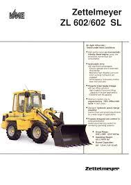 Zettelmeyer ZL 602 SL Wheel Loader Specs & Dimensions (1994 - 1995) | LECTURA Specs