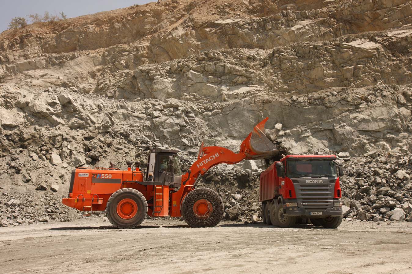 Hitachi ZW 550 Wheel Loader Specs & Dimensions (2010 - 2012) | LECTURA ...