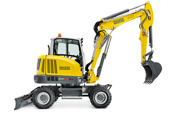Wacker Neuson EW 65 excavator specs & dimensions (2015 - 2019 ...