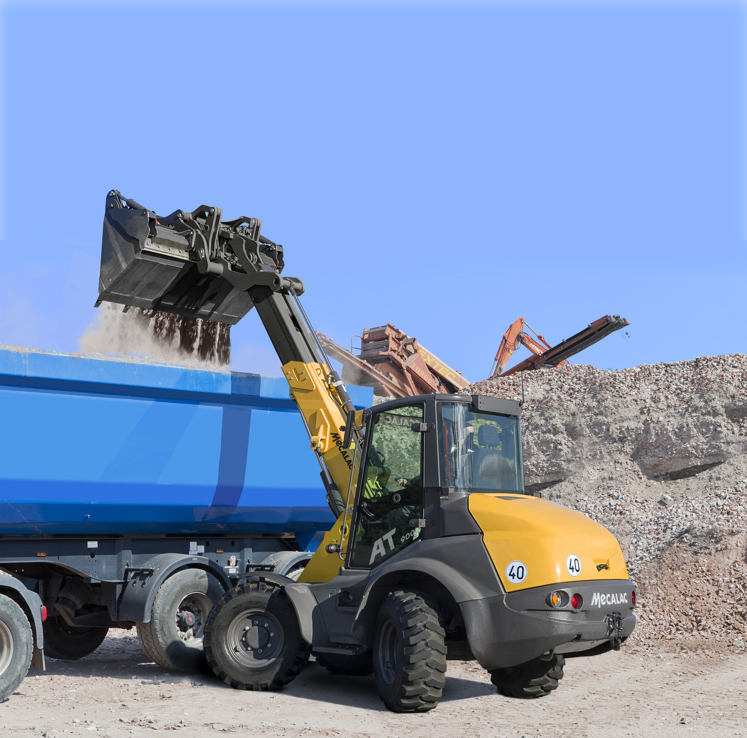 Mecalac AT 900 Wheel Loader Specs & Dimensions (2014 - 2015) | LECTURA ...