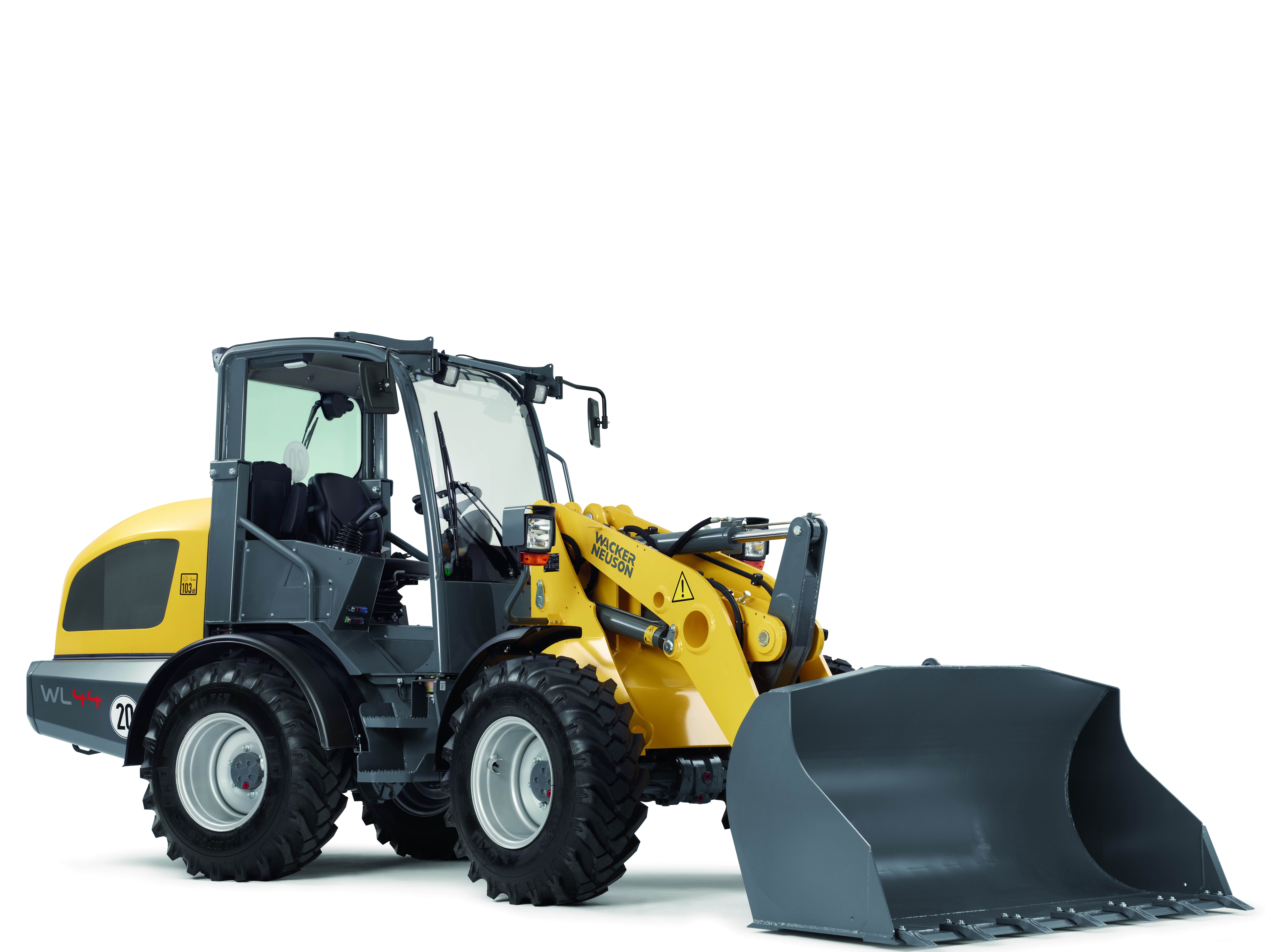 Wacker Neuson WL44 Wheel Loader Specs & Dimensions (2014 - 2019 ...