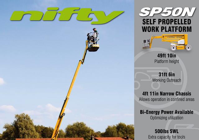 Niftylift SP 50 N Specs & Dimensions (2010 - 2013) | Wheeled ...