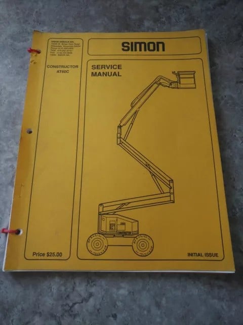 Simon Constructor AT 60 C Specs & Dimensions (1989 - 1996) | Wheeled ...