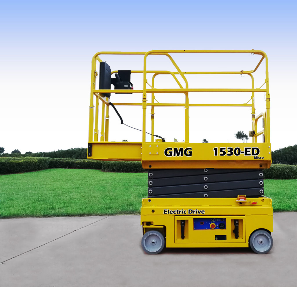 GMG 1530-ED Micro Specs & Dimensions (2017 - 2025) | Wheeled scissor ...