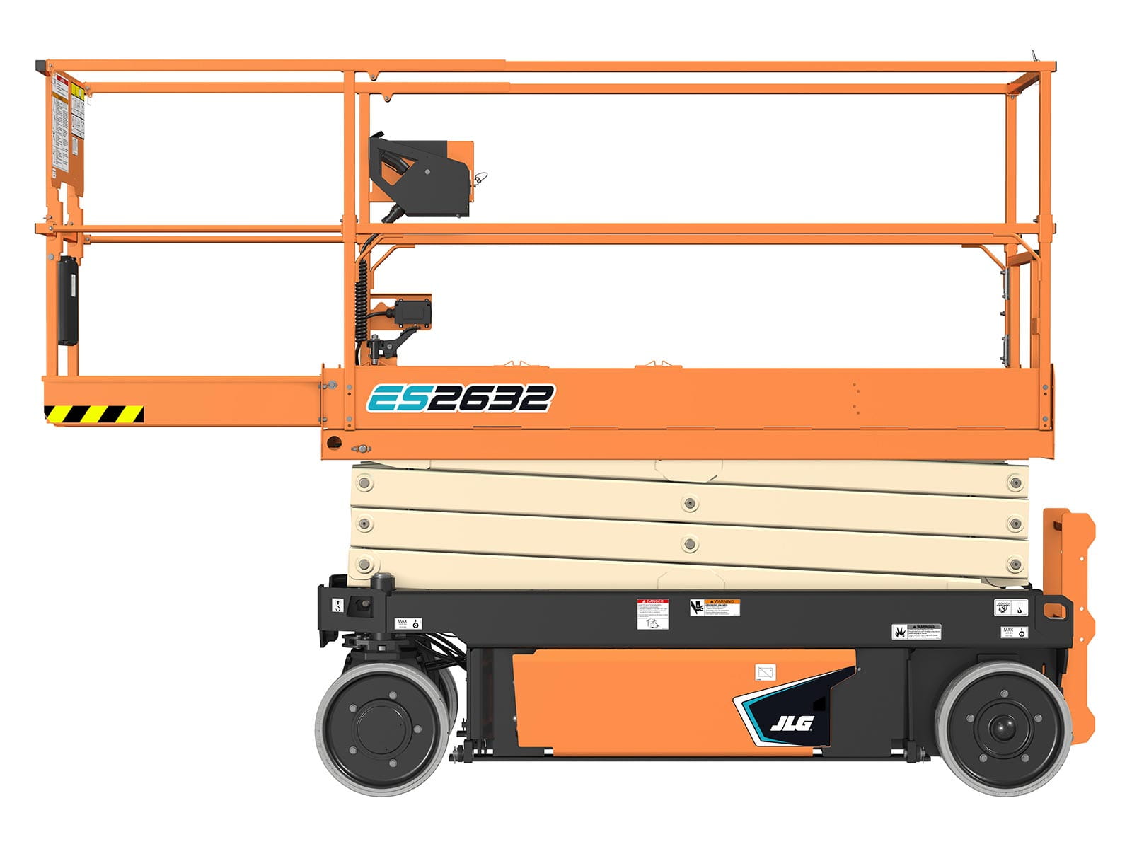 JLG ES2632 Specs & Dimensions (2021 - 2025) | Wheeled scissor lifts ...
