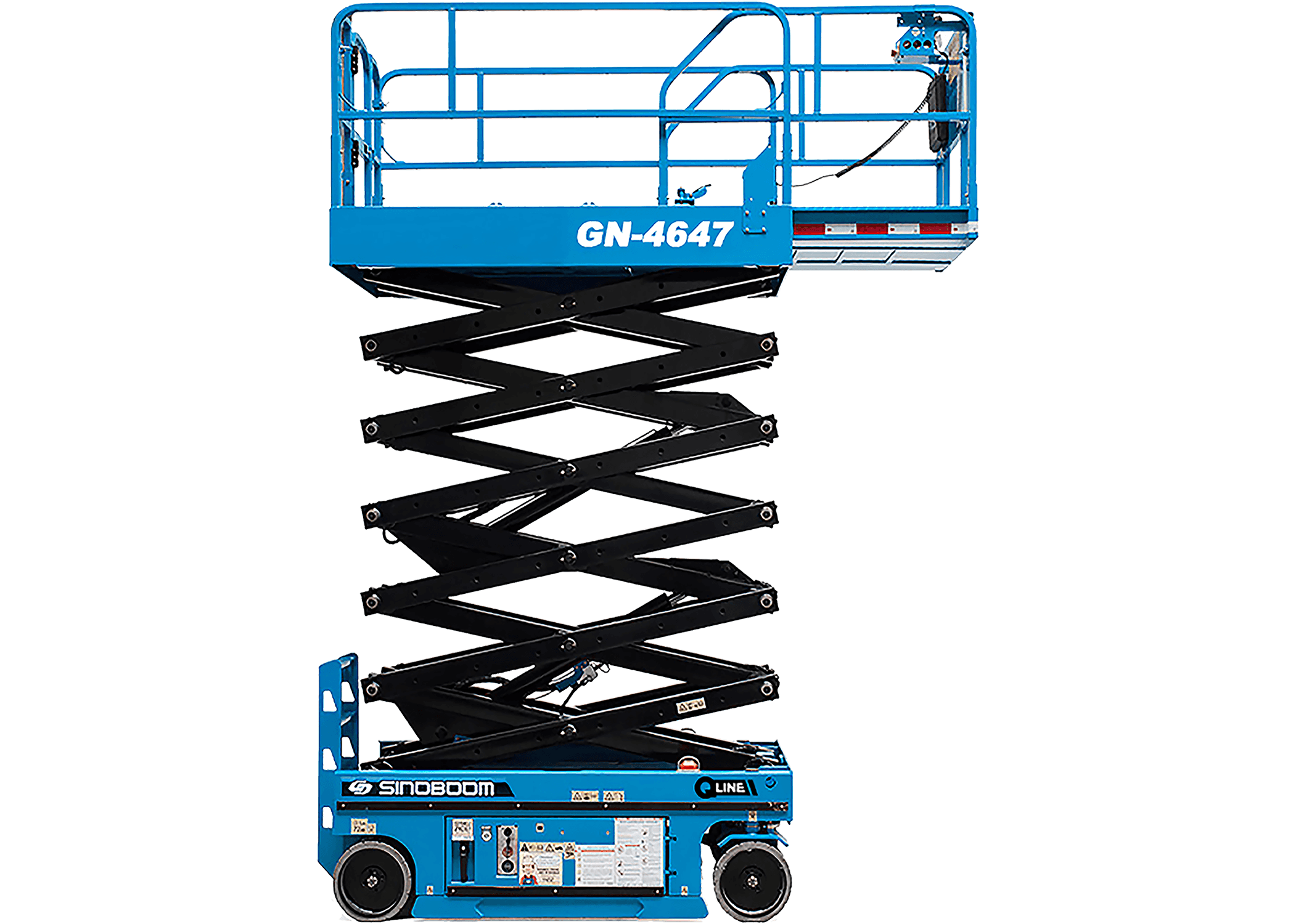 Sinoboom GN 4647 Specs & Dimensions (2017 - 2021) | Wheeled scissor ...