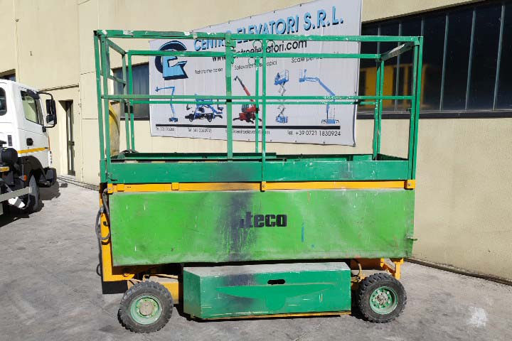 Iteco PA 60 N Specs & Dimensions (1995 - 1998) | Wheeled scissor lifts ...