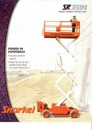 Snorkel SR 2584 Specs (1995 - 2007) | Wheeled scissor lifts | LECTURA Specs