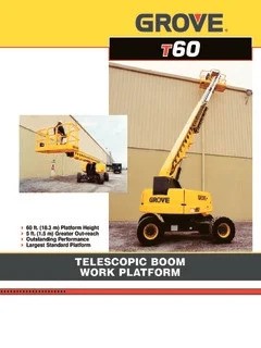 Grove-Manlift T 60 Specs & Dimensions (2000 - 2002) | Wheeled ...