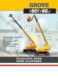 Grove-Manlift T 86 J Specs & Dimensions (2000 - 2002) | Wheeled ...