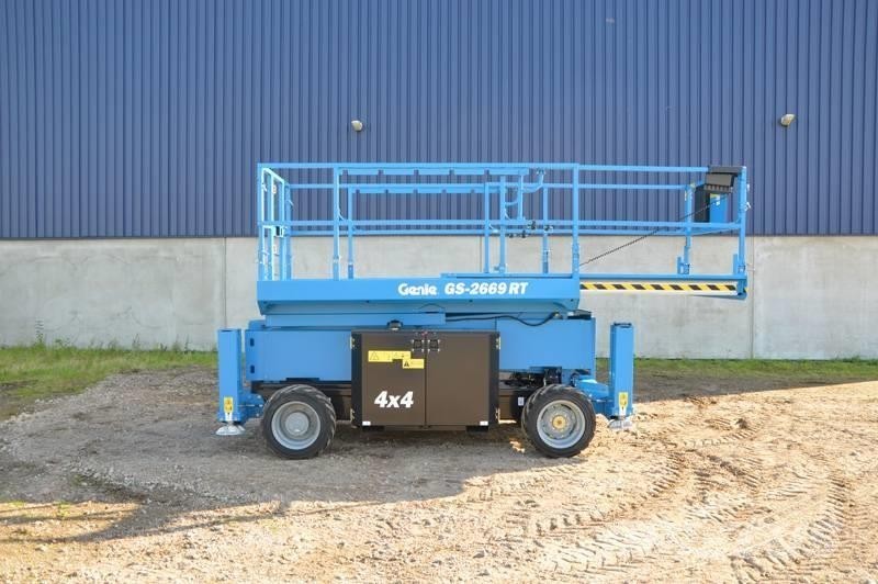 Genie GS-2669 RT Specs & Dimensions (2011 - 2018) | Wheeled scissor ...