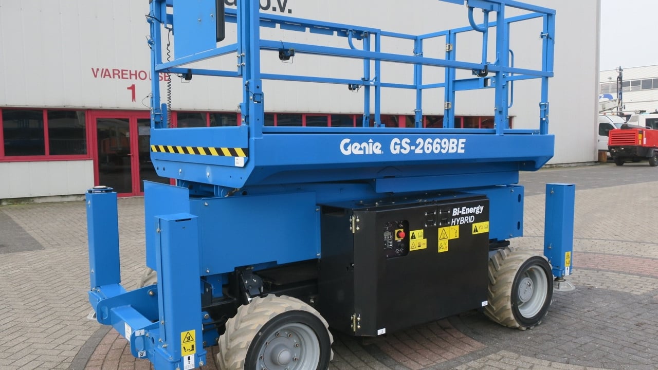Genie GS-2669 BE Specs & Dimensions (2014 - 2020) | Wheeled scissor ...